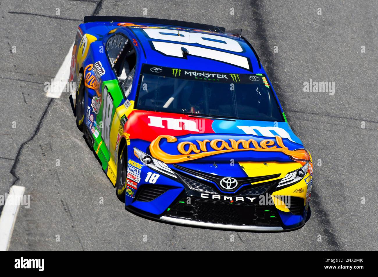 Kyle Busch (18) during the NASCAR Monster Energy Cup Series STP 500 ...