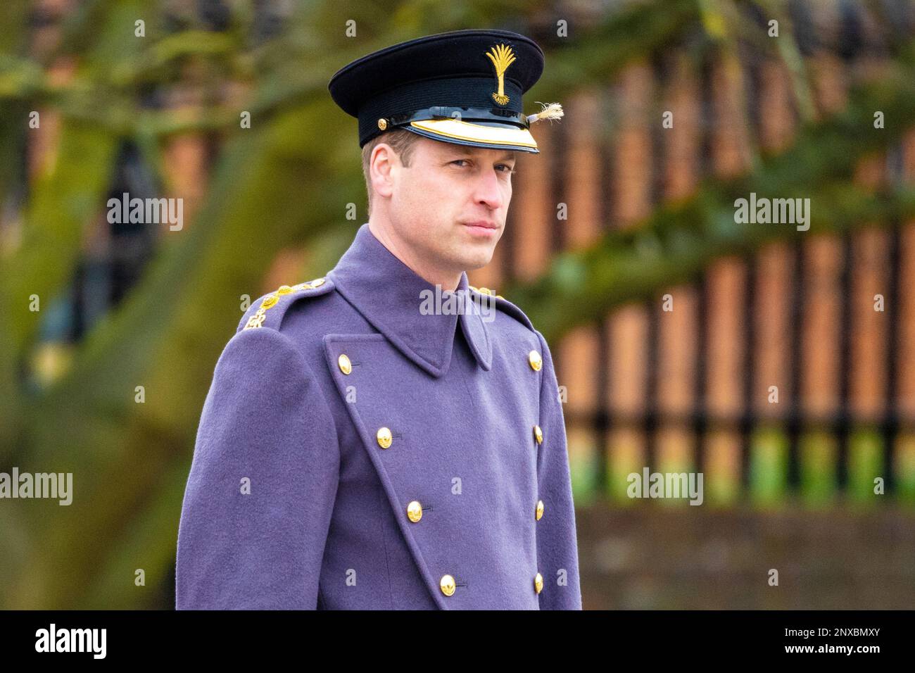 Prince William of Wales during a visit to the 1st Battalion Welsh ...