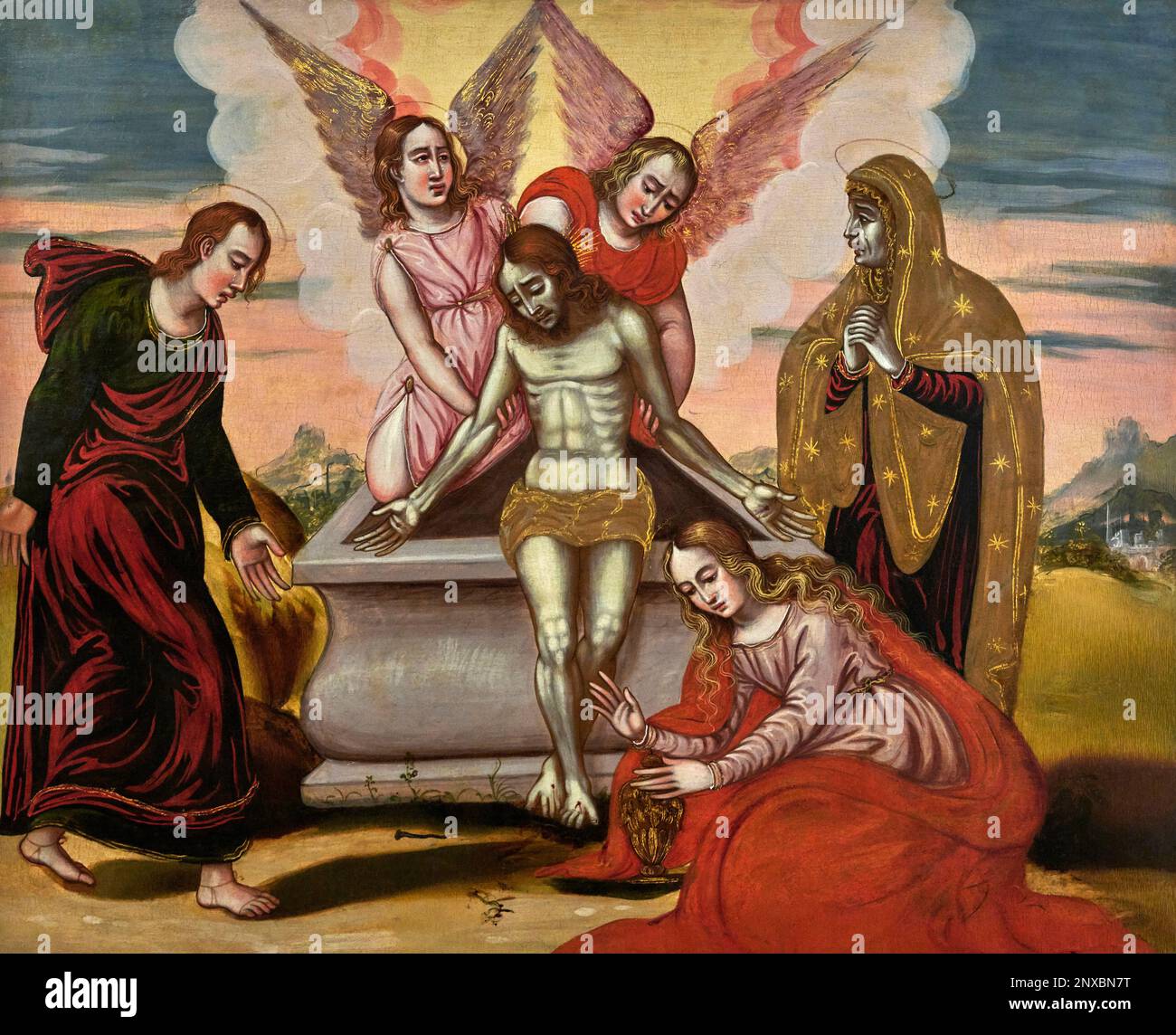 Imago pietatis - tempera su tavola - pittore veneto cretese - XVI ...