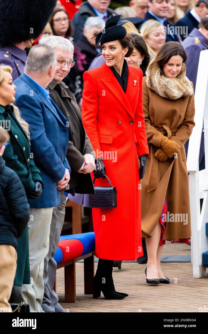 Catherine, Kate Middleton, Princess of Wales during a visit to the 1st ...