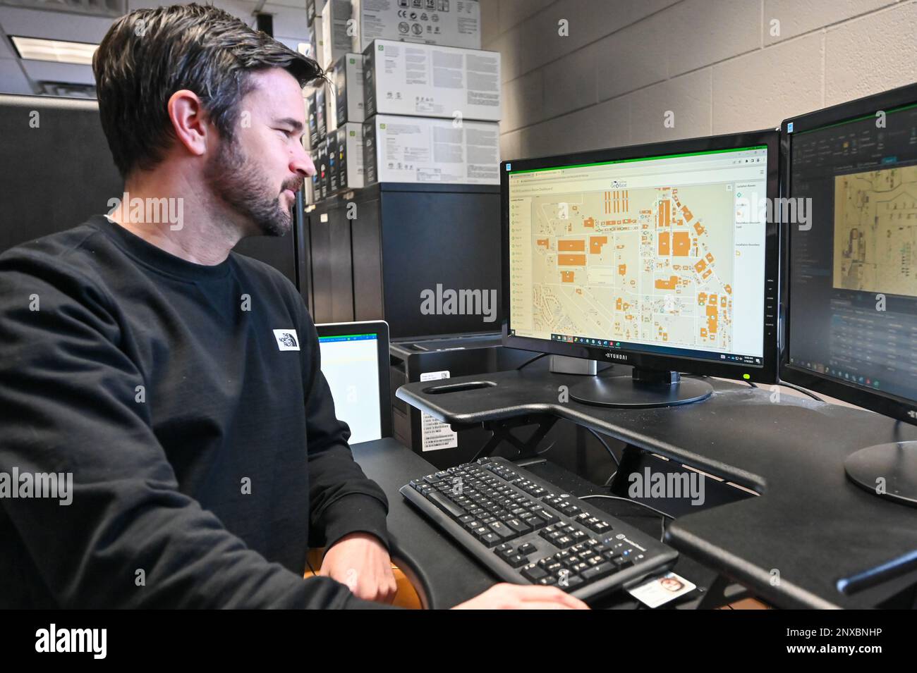 Spencer Munson, 75th Civil Engineering Group cartographic technician ...