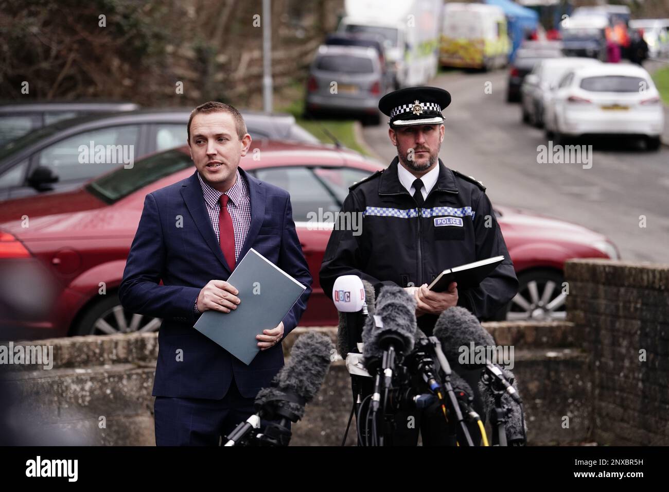 Metropolitan Police Detective Superintendent Lewis Basford and Sussex ...