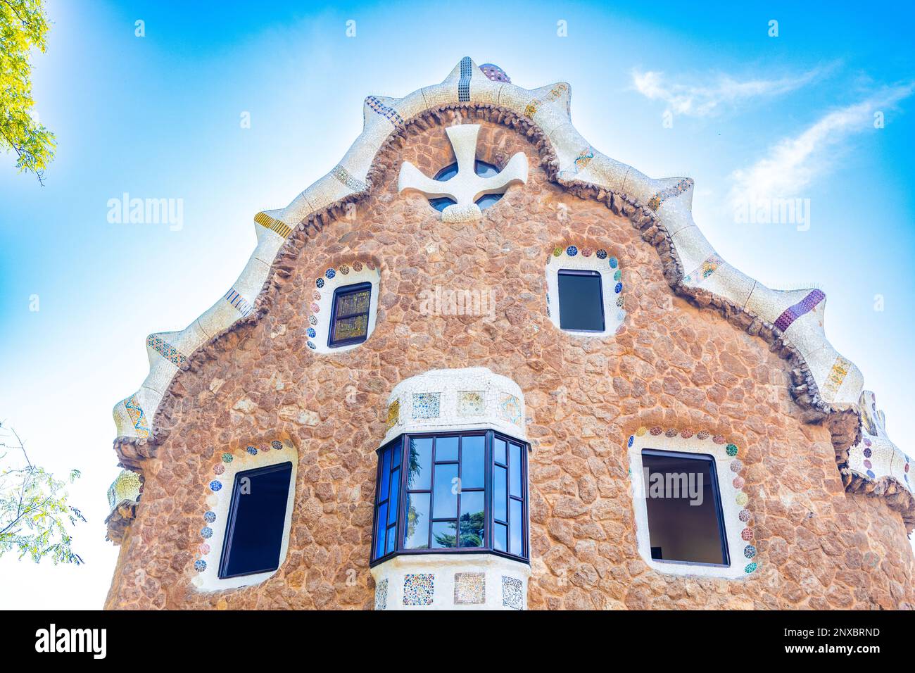 Barcelona Park Guell a public park system composed of gardens and ...