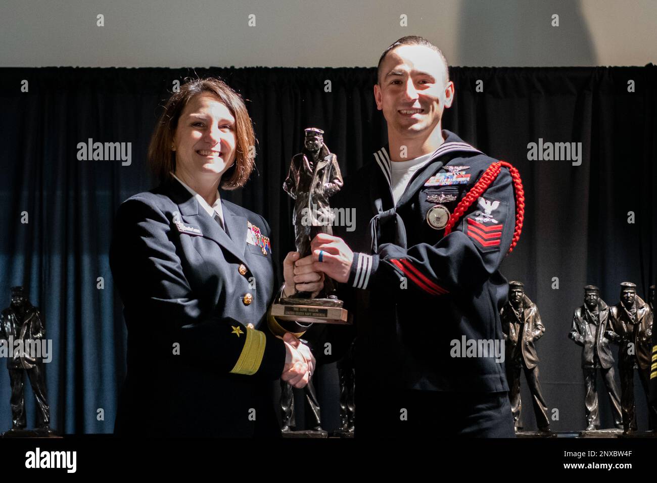 Rear Adm. Jennifer Couture, commander, Naval Service Training Command ...