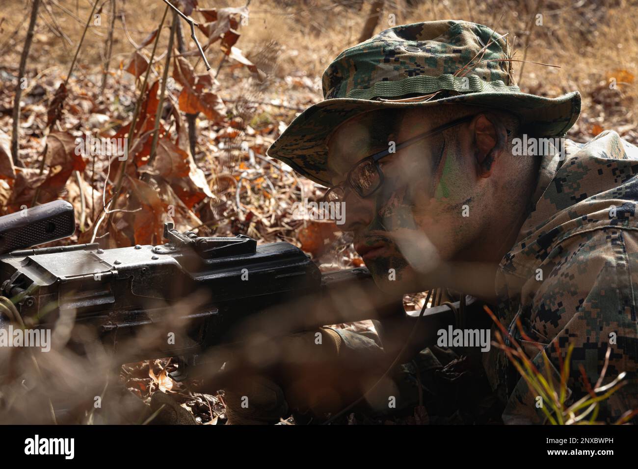 U.S. Marine Corps Cpl. Julio Gonzales, a network administrator with the ...