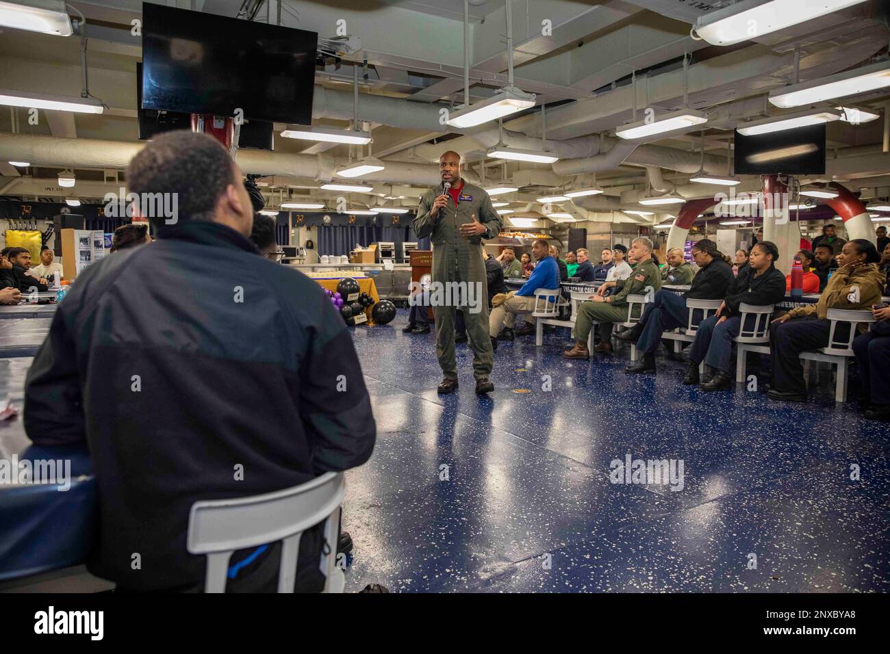 230218-N-MW880-1162 ADRIATIC SEA (Feb. 19, 2023) Capt. Alex Hampton ...