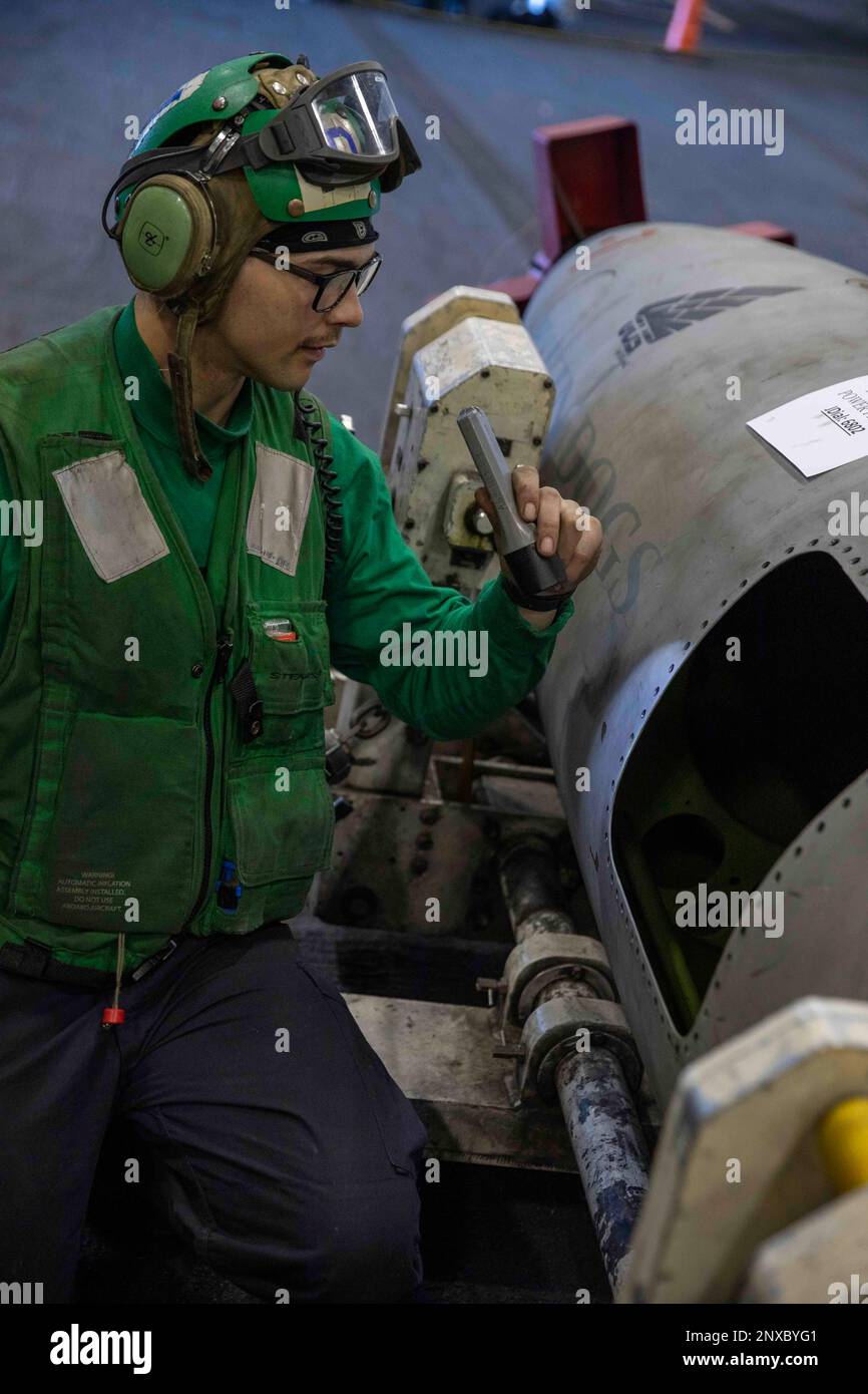 230201-N-UI066-1020 ADRIATIC SEA (Feb. 1, 2023) Aviation Machinist’s ...