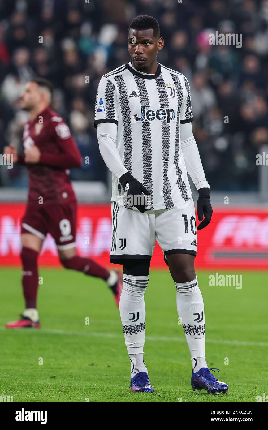 Paul Pogba of Juventus FC seen in action during the Serie A 2022/23 ...