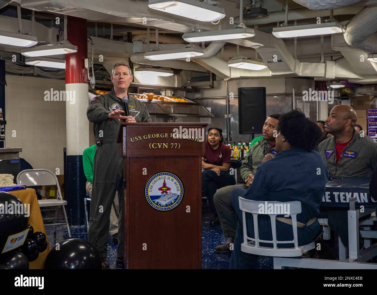 230218-N-MW880-1186 ADRIATIC SEA (Feb. 19, 2023) Capt. Dave Pollard ...