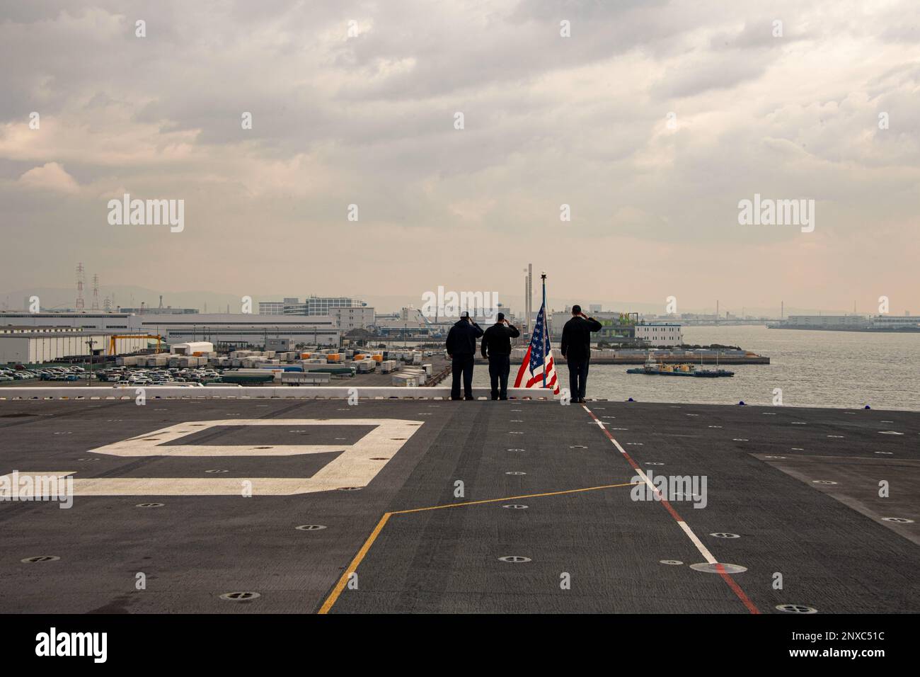 OSAKA, Japan (Feb. 20, 2023) Sailors assigned to the forward-deployed ...
