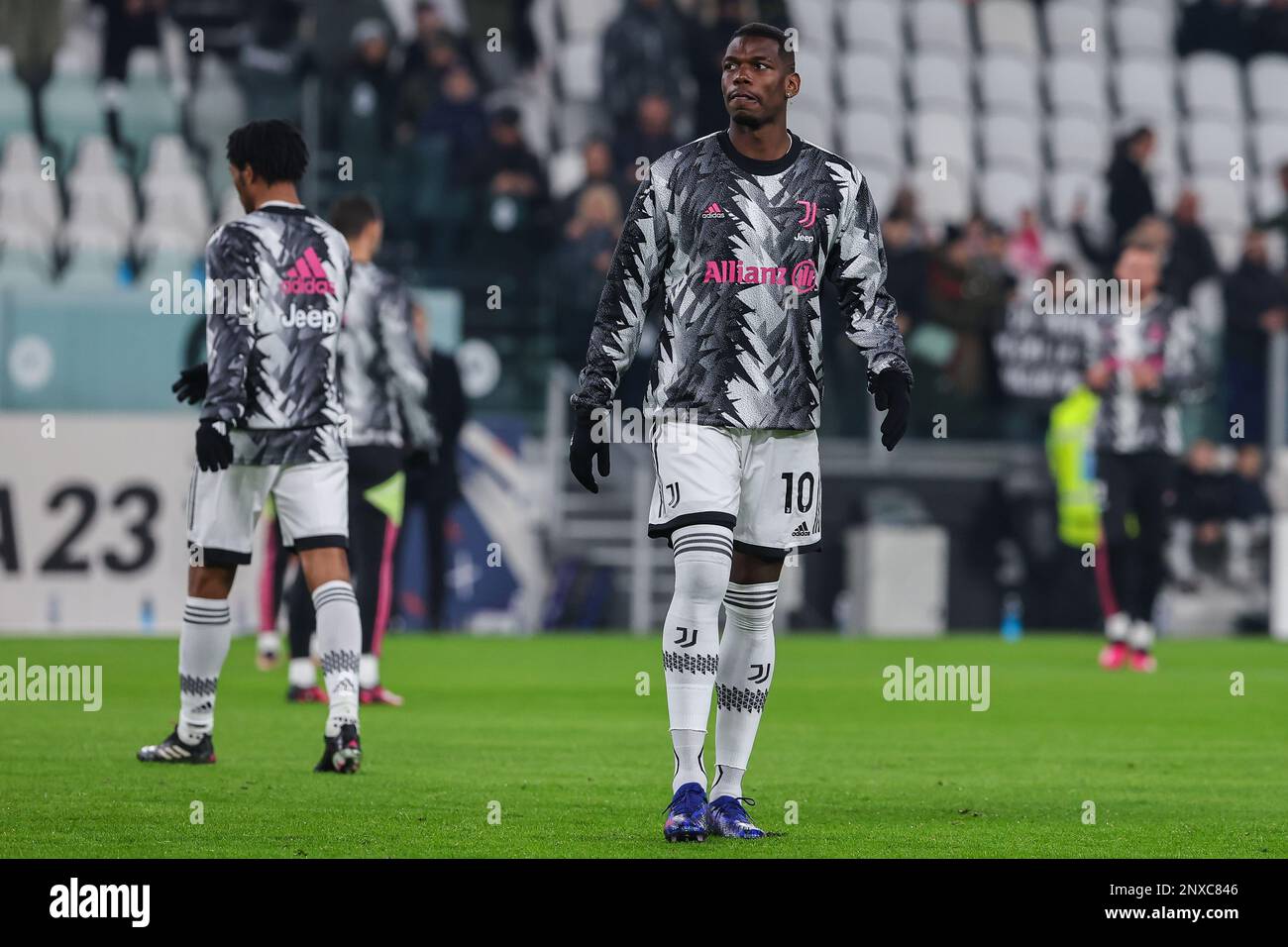 Paul Pogba of Juventus FC looks on during the Serie A 2022/23 football ...