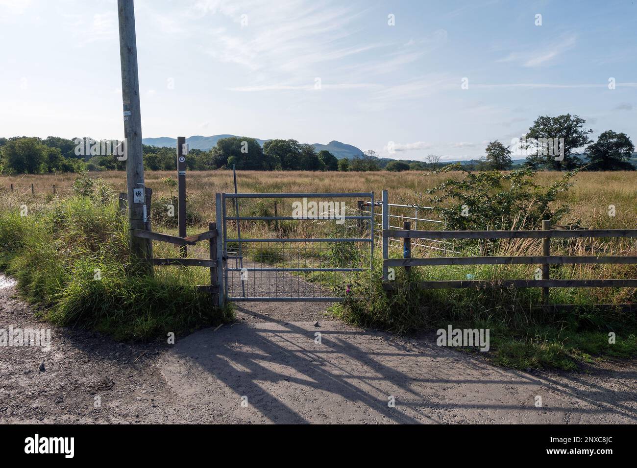 Gartness, Stirlingshire, Scotland. July 21st, 2014. The John Muir Way ...