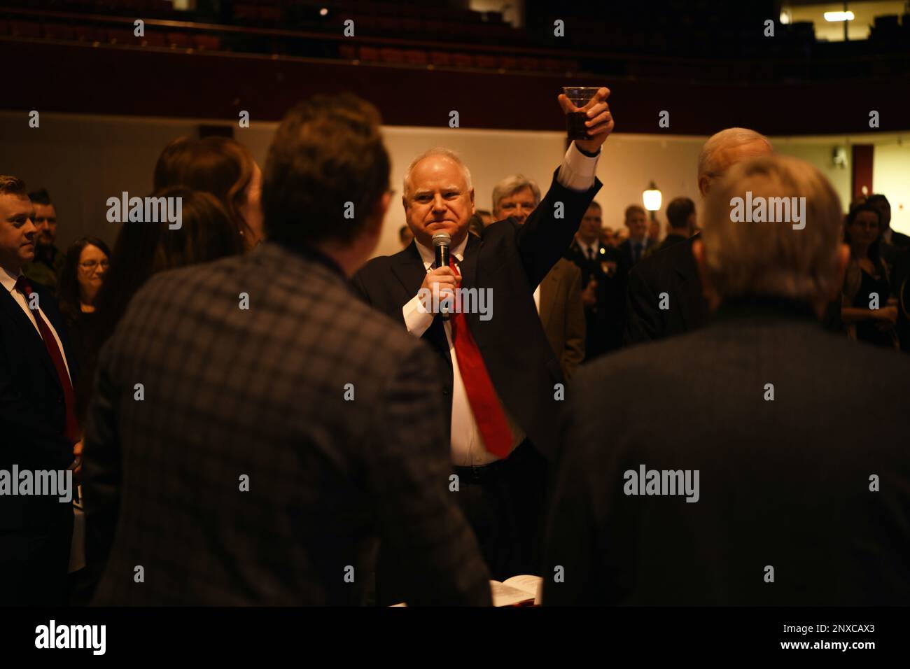 Minnesota Gov. Tim Walz offers a toast to the Norwegian and Minnesota ...
