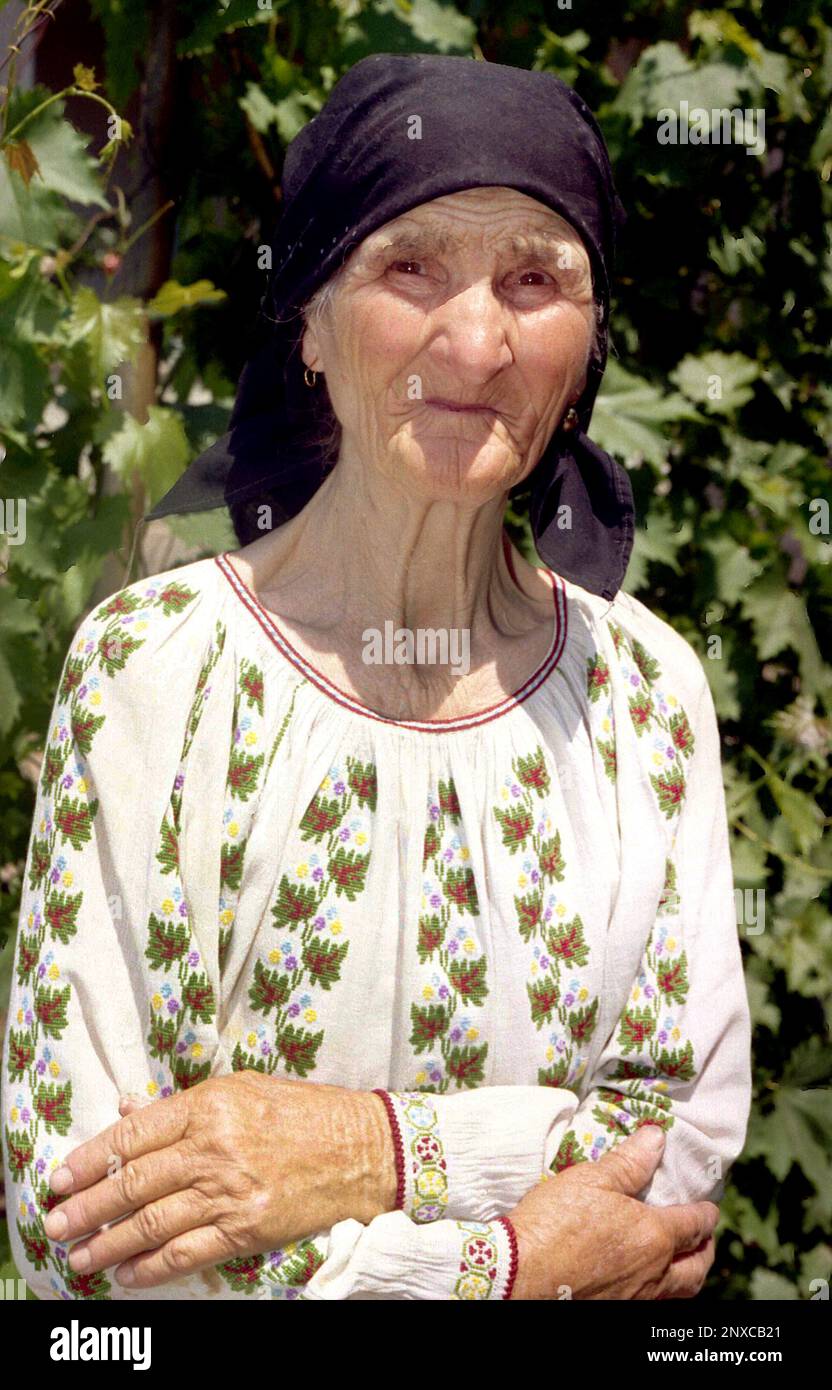 Silistea Gumesti, Teleorman County, Romania, 2000. Portrait of author ...