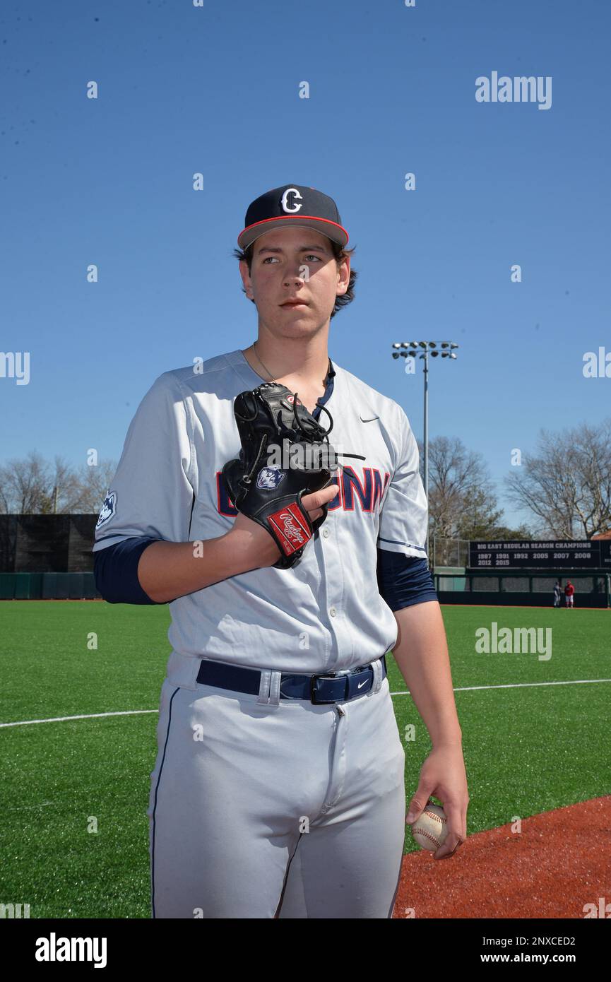 University of Connecticut Huskies pitcher Chase Gardner (37) during ...
