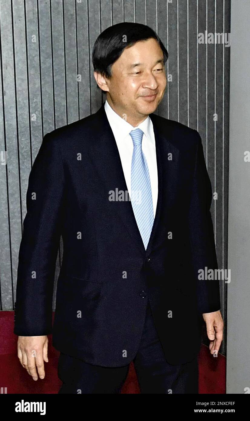 Japan's Crown Prince Naruhito arrives at Haneda Airport on March 22 ...