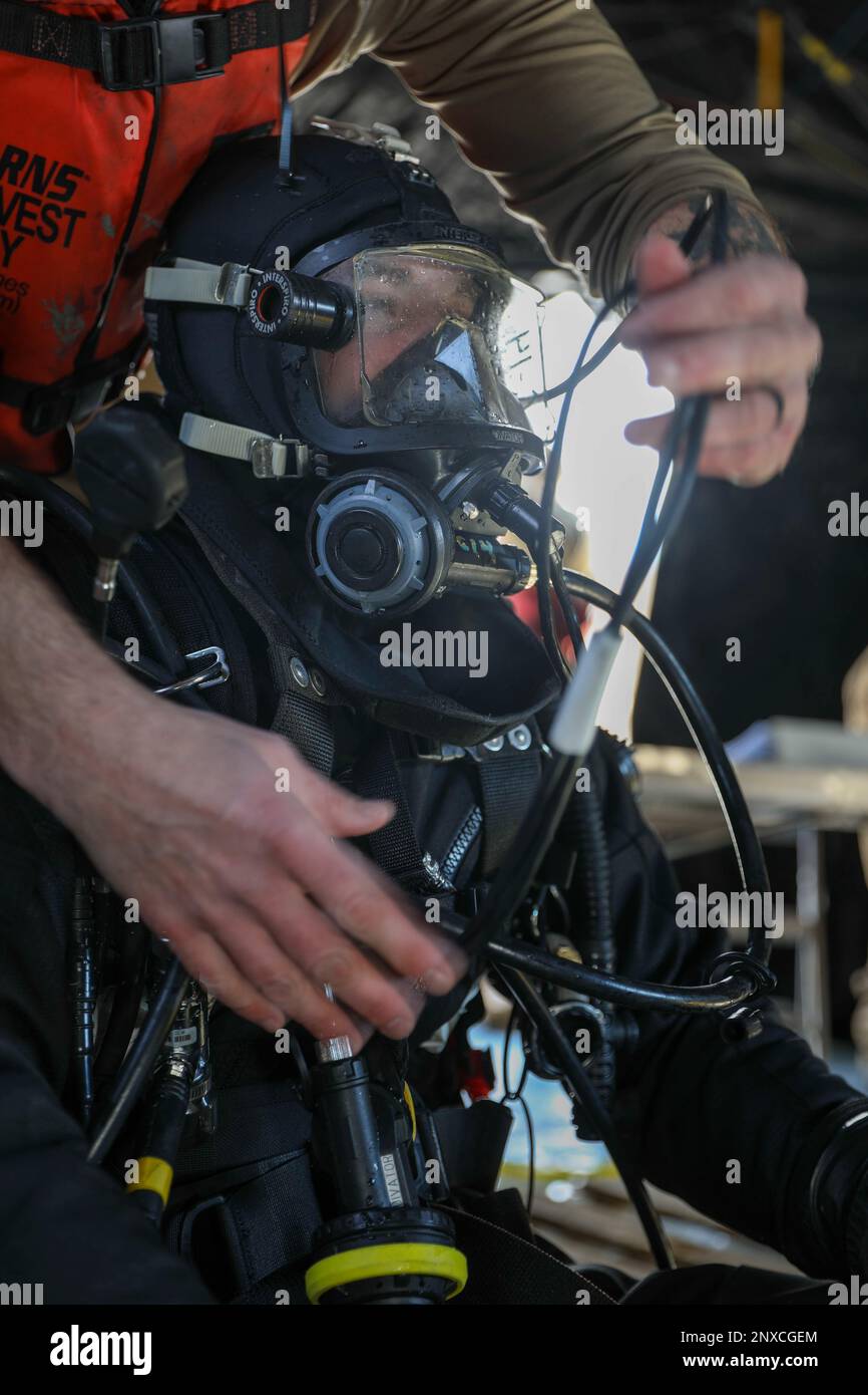 LITTLE FALLS, Minn. (Feb. 13, 2023) – U.S. Navy Diver Seaman Tyler ...