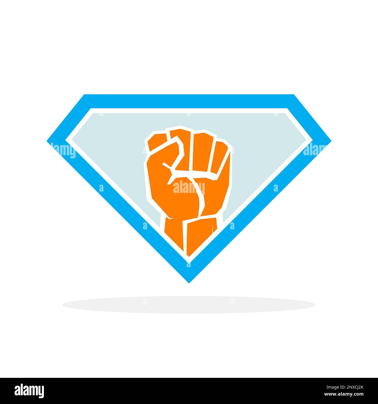 Raised fist symbol. Fist clenched symbol. Protest or struggle logo ...