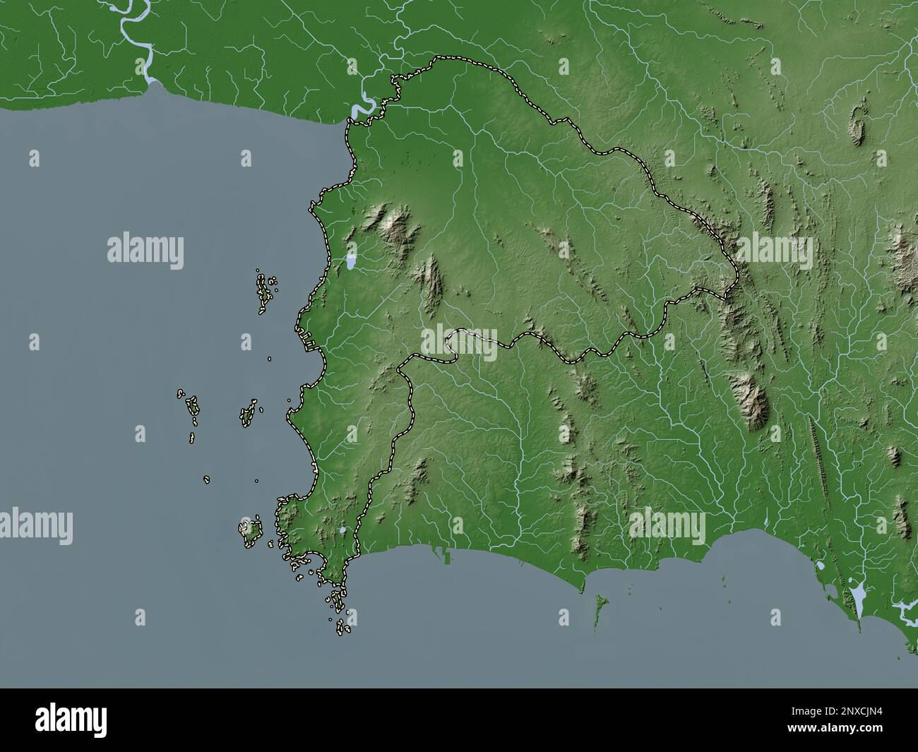 Thailand Elevation Map