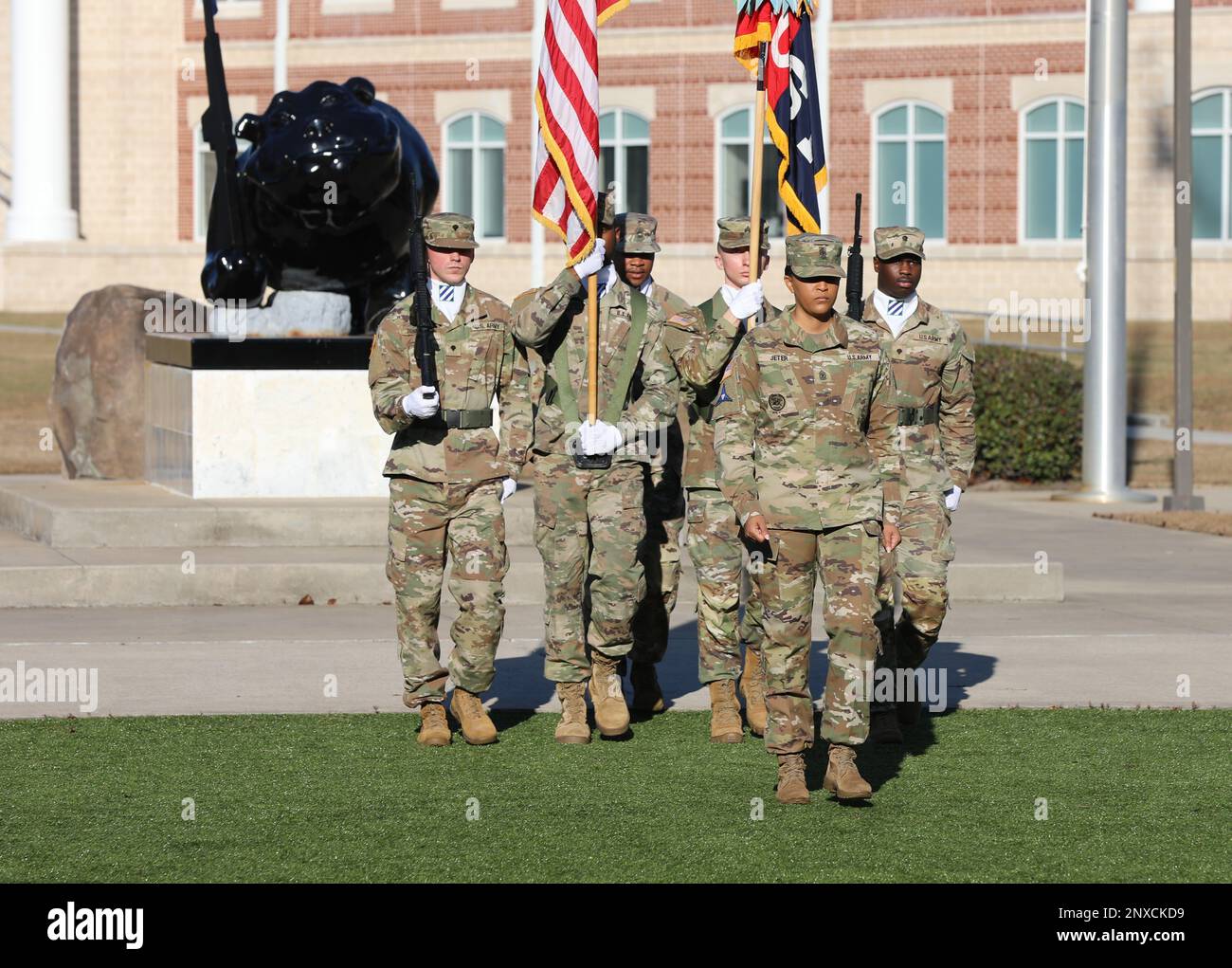 U.S. Army Soldiers assigned to the 3rd Infantry Division march as the ...