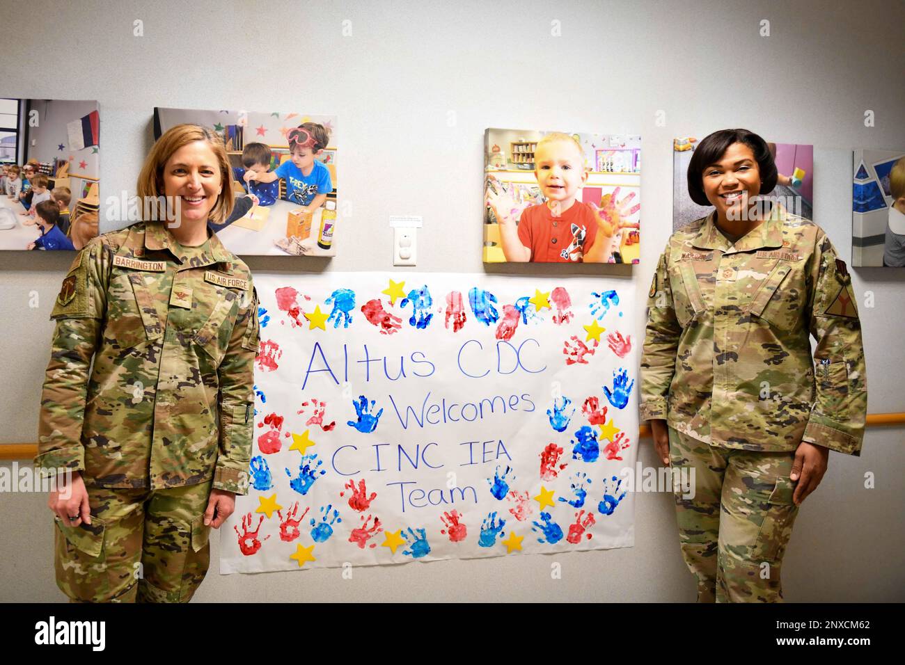 U.S. Air Force Col. Catherine Barrington, 90th Missile Wing commander ...