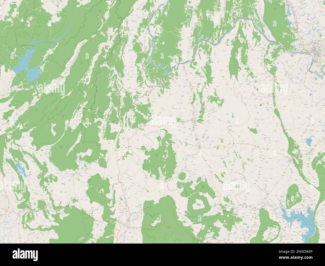 Loei province map hi-res stock photography and images - Alamy