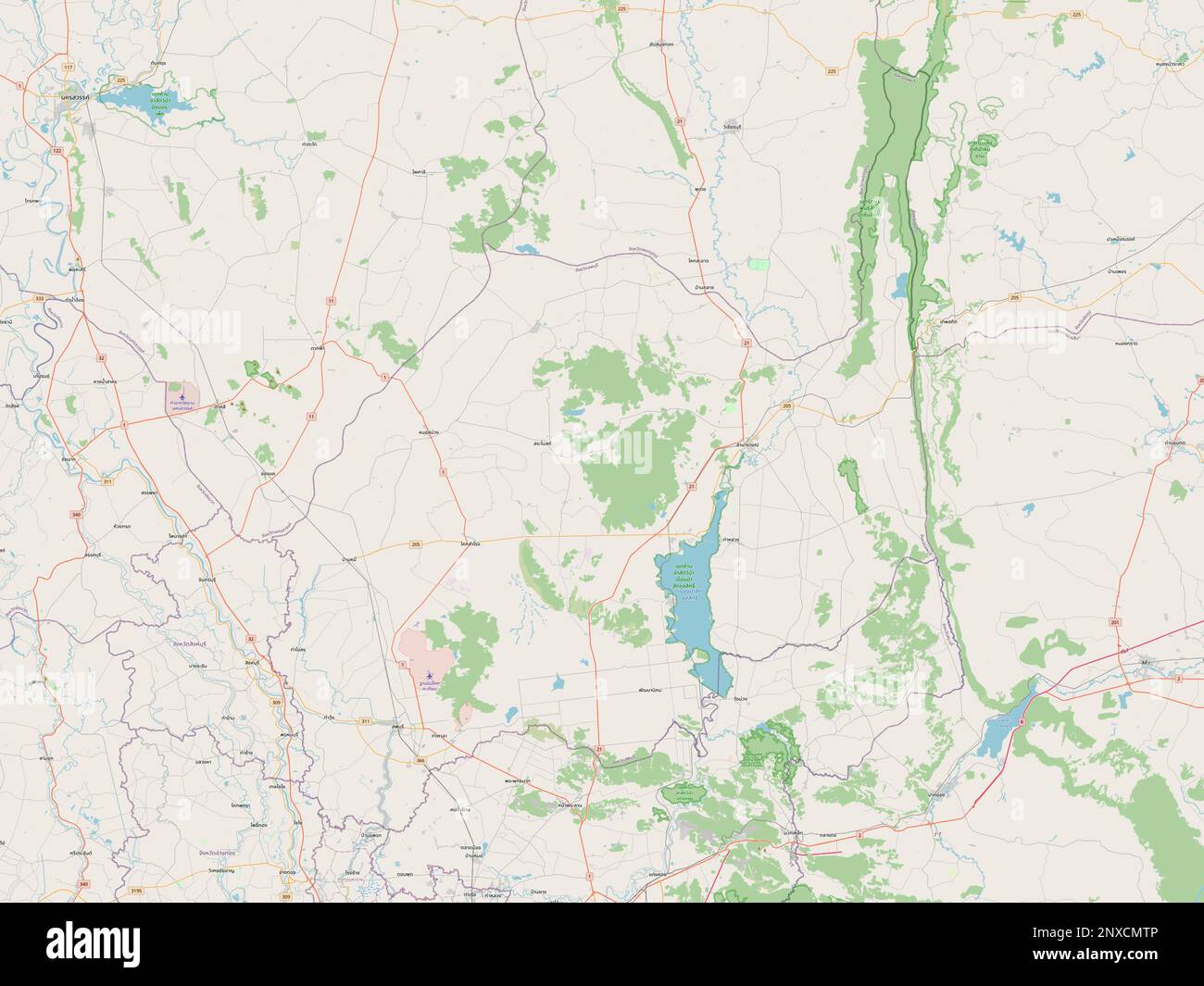 Lop buri province map hi-res stock photography and images - Alamy