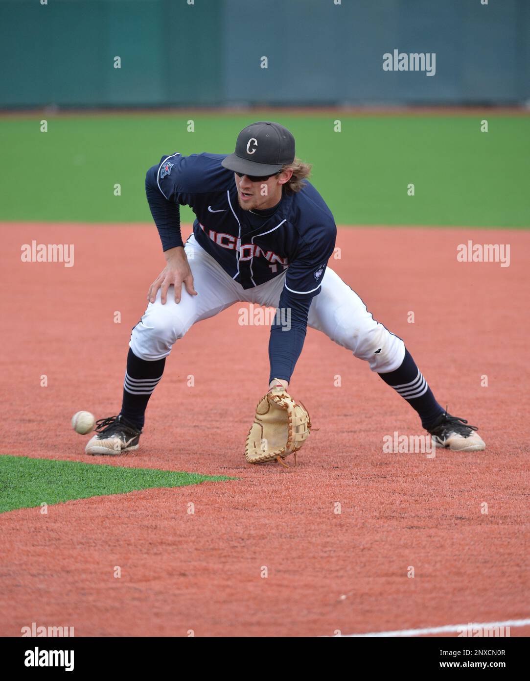 University of Connecticut Huskies infielder Chris Winkel (11) during ...