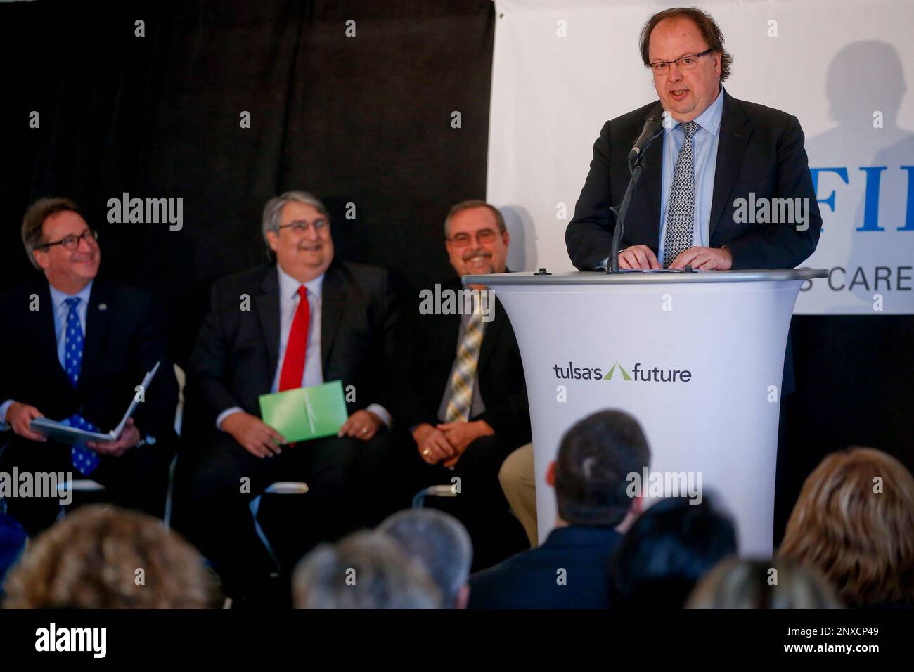 Sofidel CEO Luigi Lazzareschi speaks during a press conference for the ...