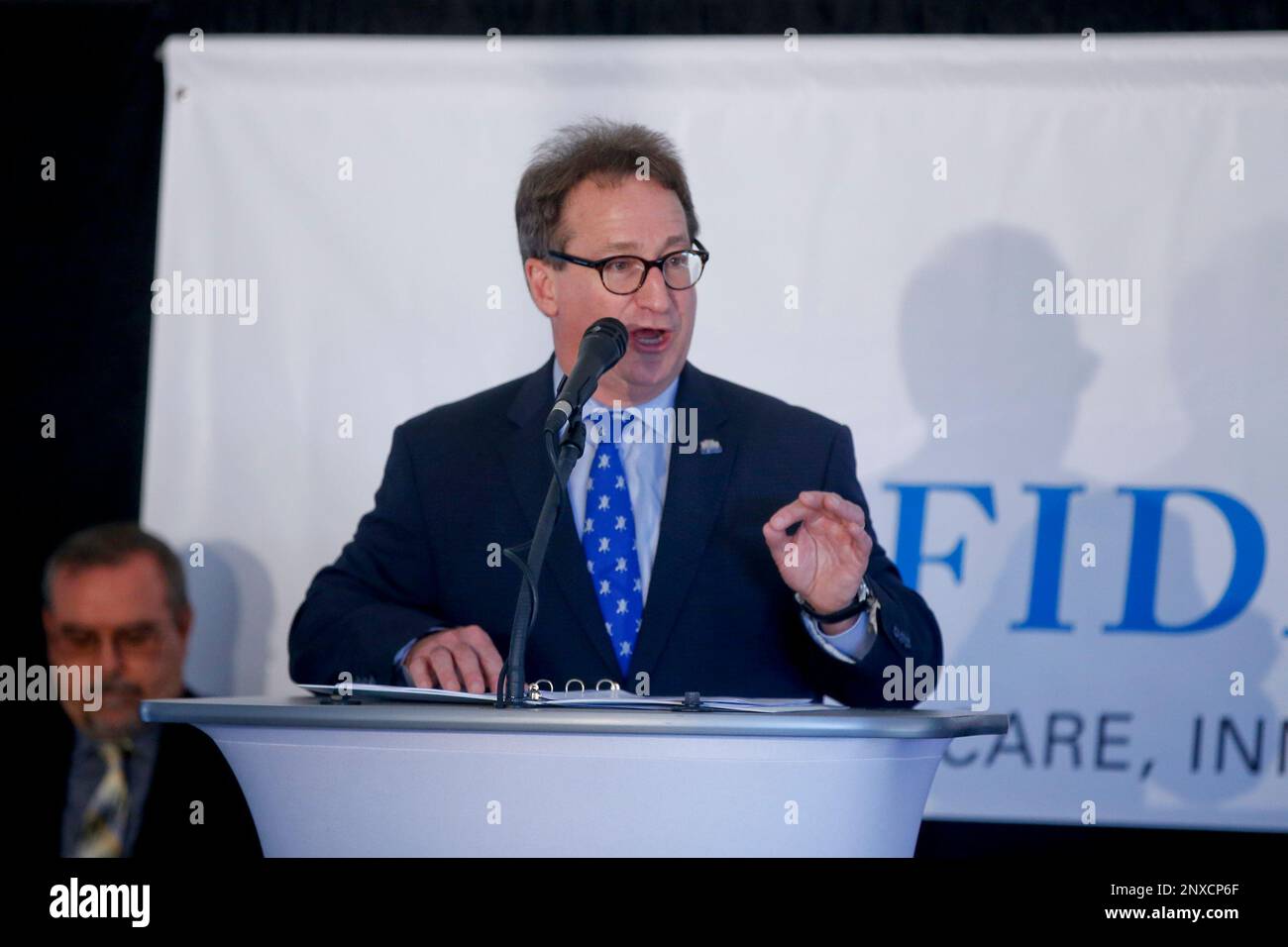 Tulsa Regional Chamber of Commerce President Mike Neal speaks at a ...