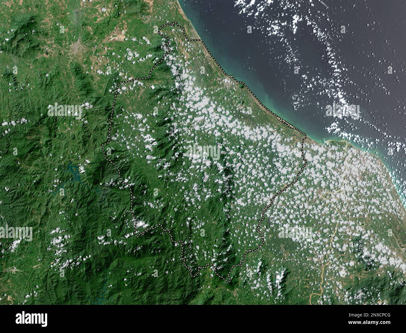 Narathiwat province map hi-res stock photography and images - Alamy