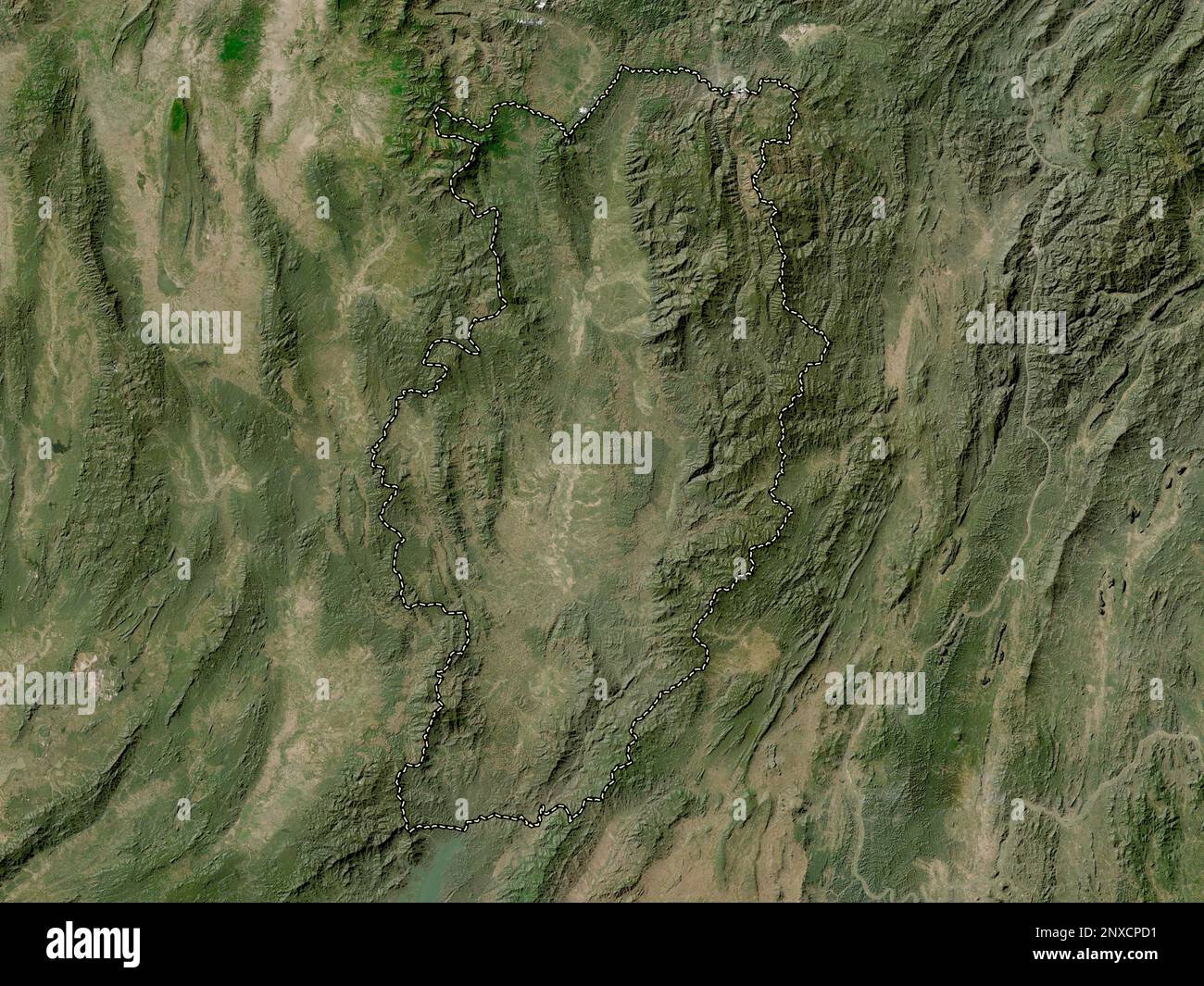 Nan, province of Thailand. Low resolution satellite map Stock Photo - Alamy