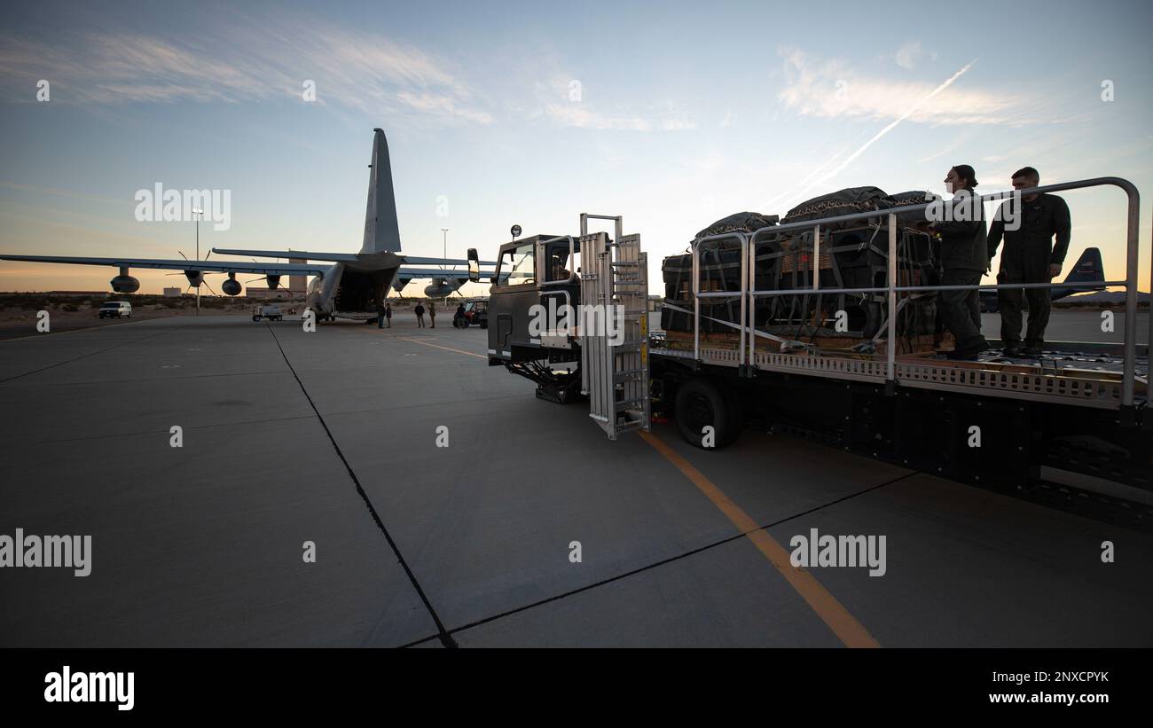 U.S. Marines with Marine Aerial Refueler Transport Squadron (VMGR) 152 ...