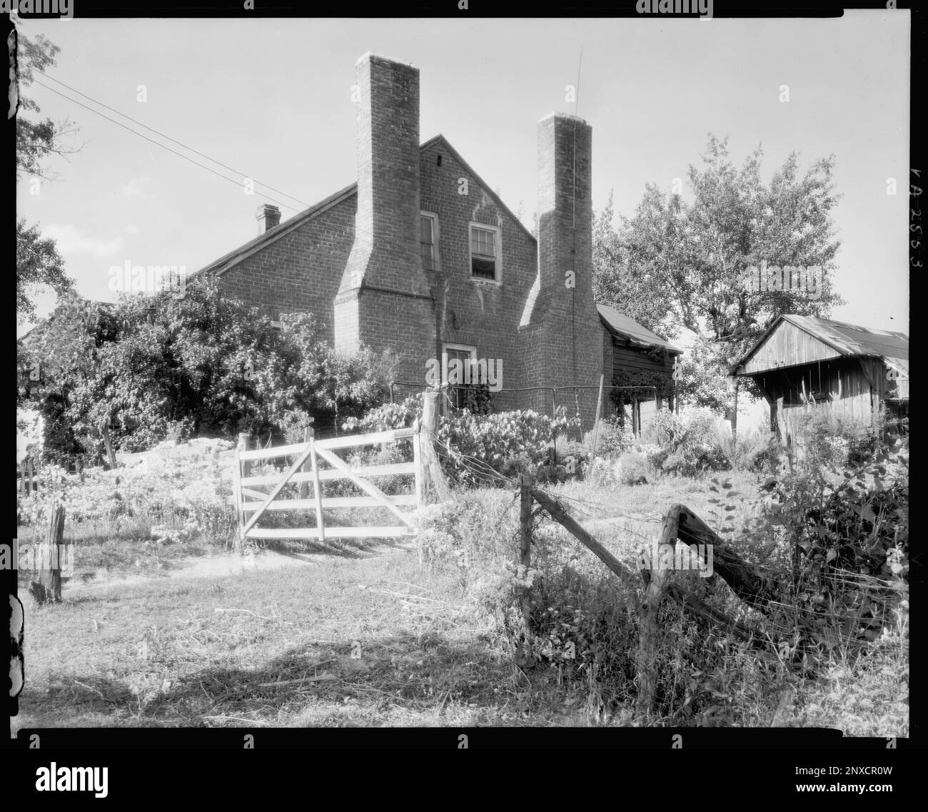 Farm House (4 chimneys), Salem vic., Roanoke County, Virginia. Carnegie ...
