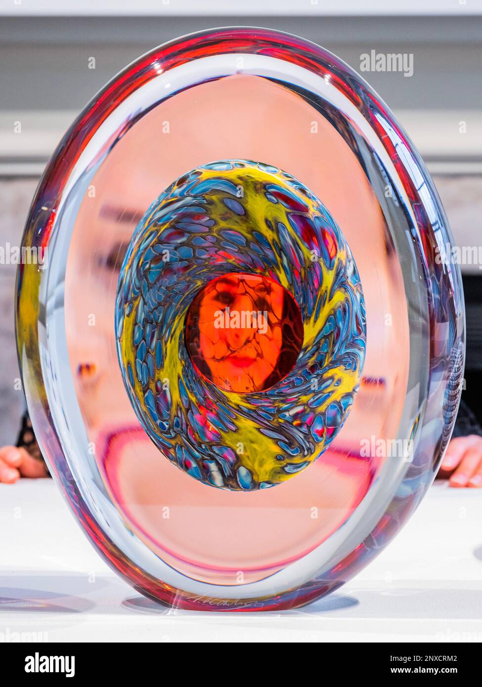 London, UK. 1st Mar, 2023. Glass works by Tim Rawlinson on the London ...