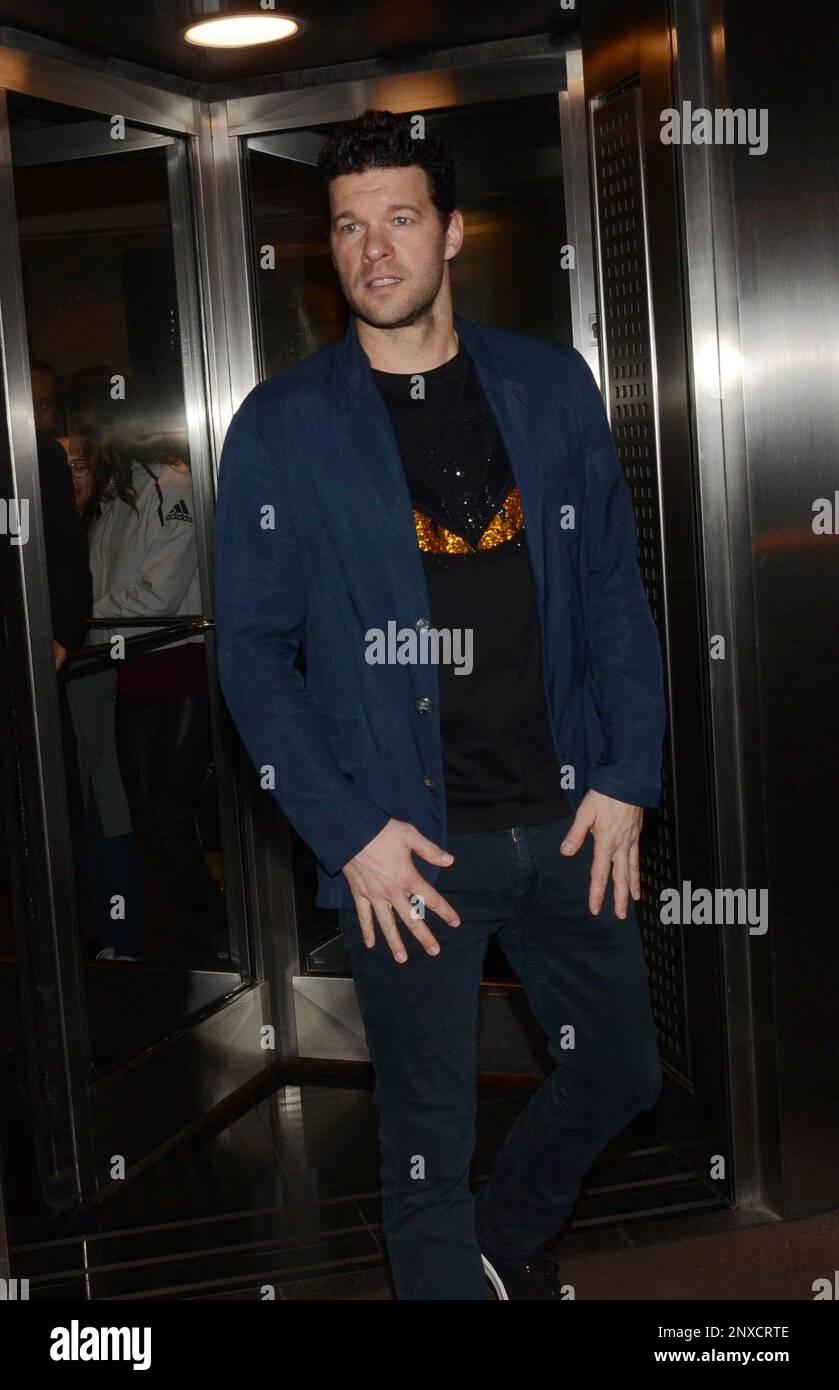 Retired German football player Michael Ballack is pictured outside the ...