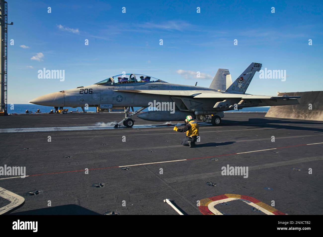 230115-N-UI066-1234 ADRIATIC SEA (Jan. 15, 2023) An F/A-18F Super ...