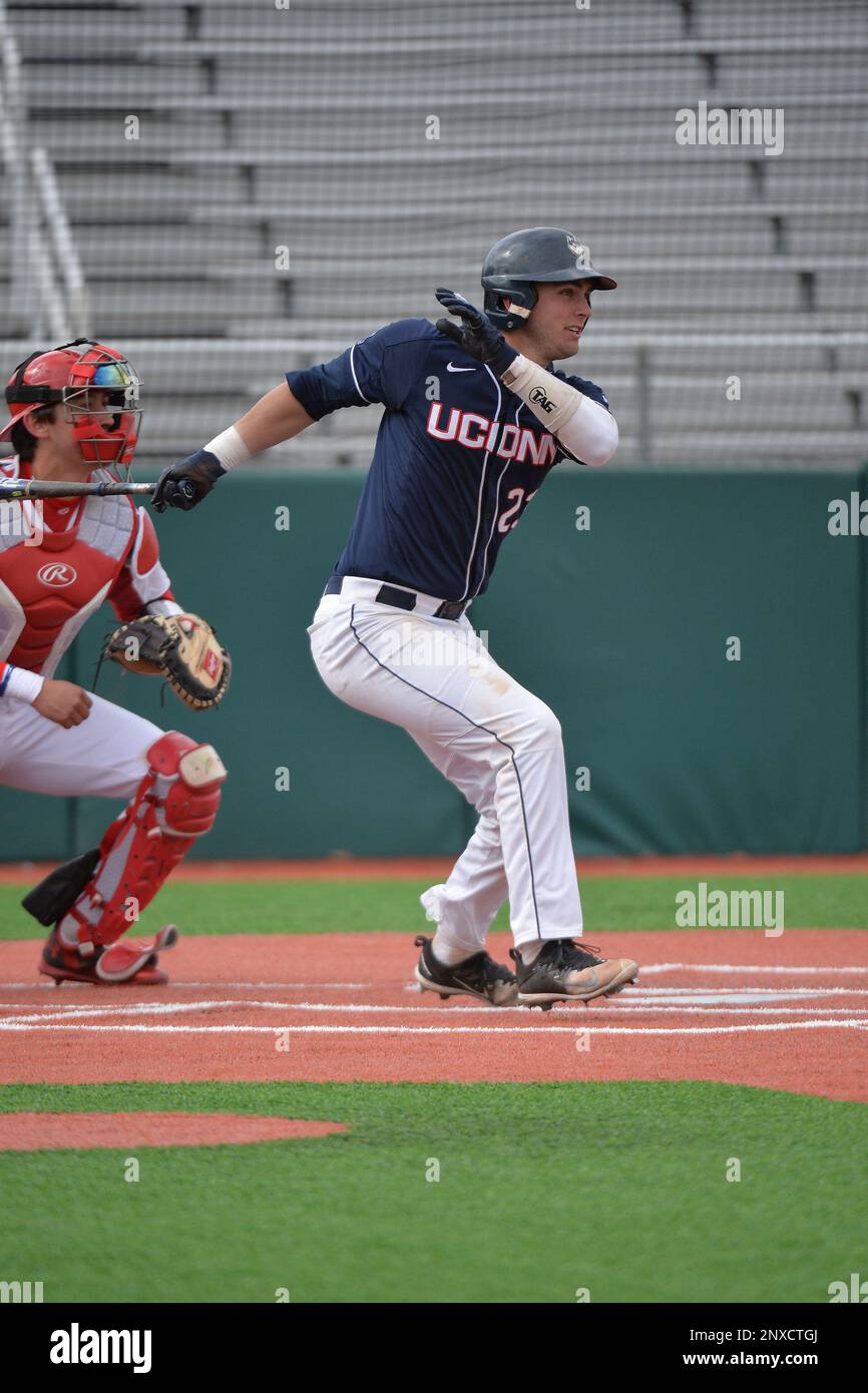 University of Connecticut Huskies catcher Zac Susi (23) during game ...
