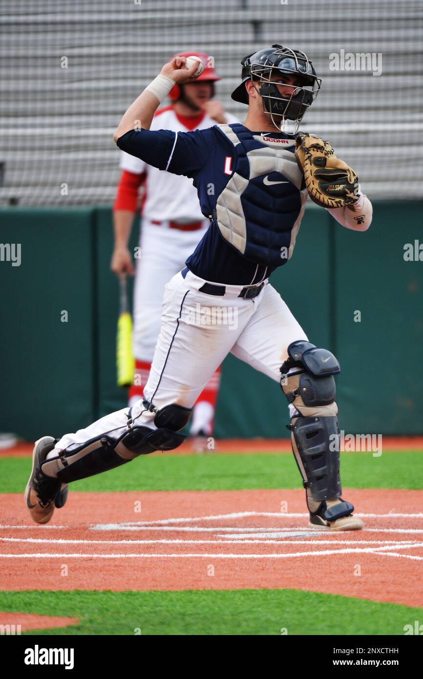 University of Connecticut Huskies catcher Zac Susi (23) during game ...