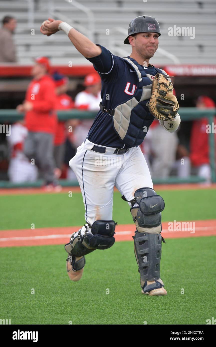 University of Connecticut Huskies catcher Zac Susi (23) during game ...