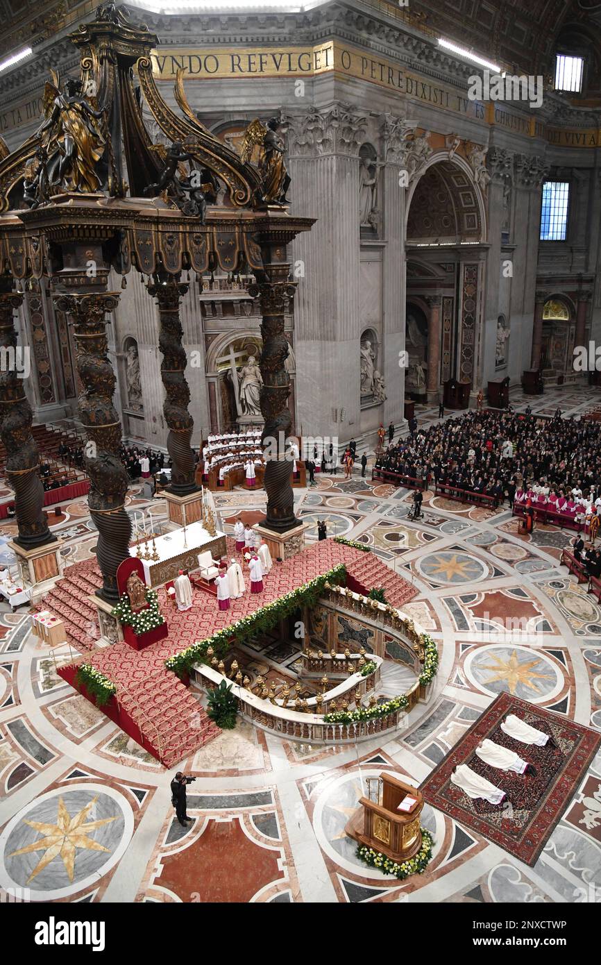 From left, newly ordained bishops Waldemar Stanislaw Sommertag, Alfred ...