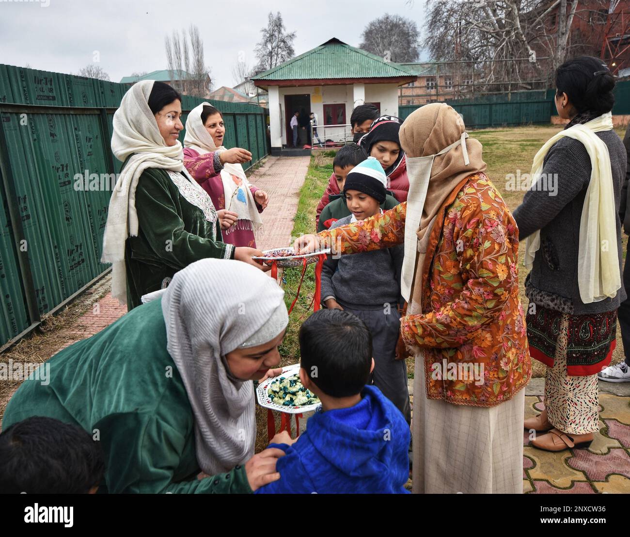 March 1, 2023, Srinagar, Jammu and Kashmir, India: School teachers ...