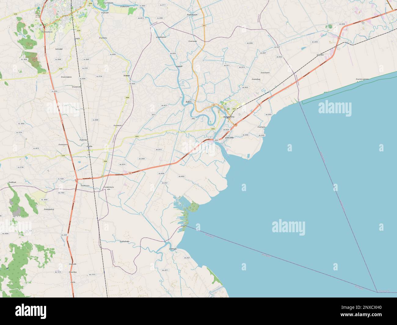 Samut songkhram map hi-res stock photography and images - Alamy