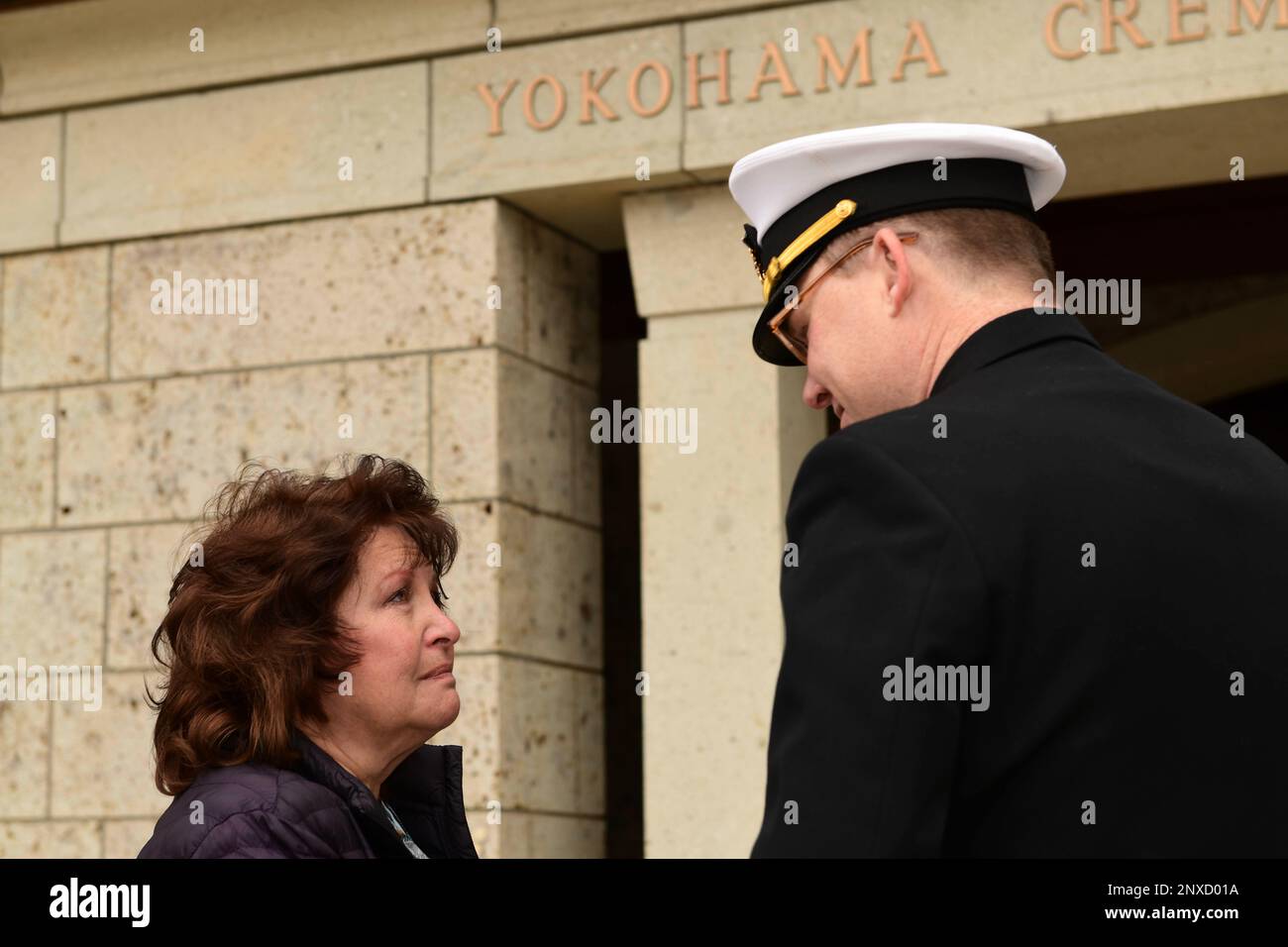 YOKOHAMA, Japan (Feb. 14, 2023) Lt. Matthew Moynihan, U.S. Navy Command ...