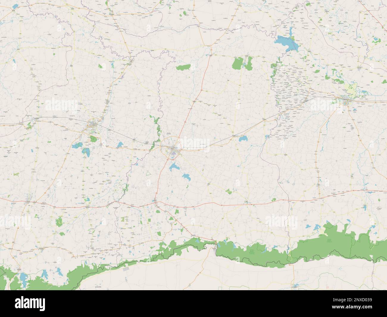 Surin, province of Thailand. Open Street Map Stock Photo - Alamy