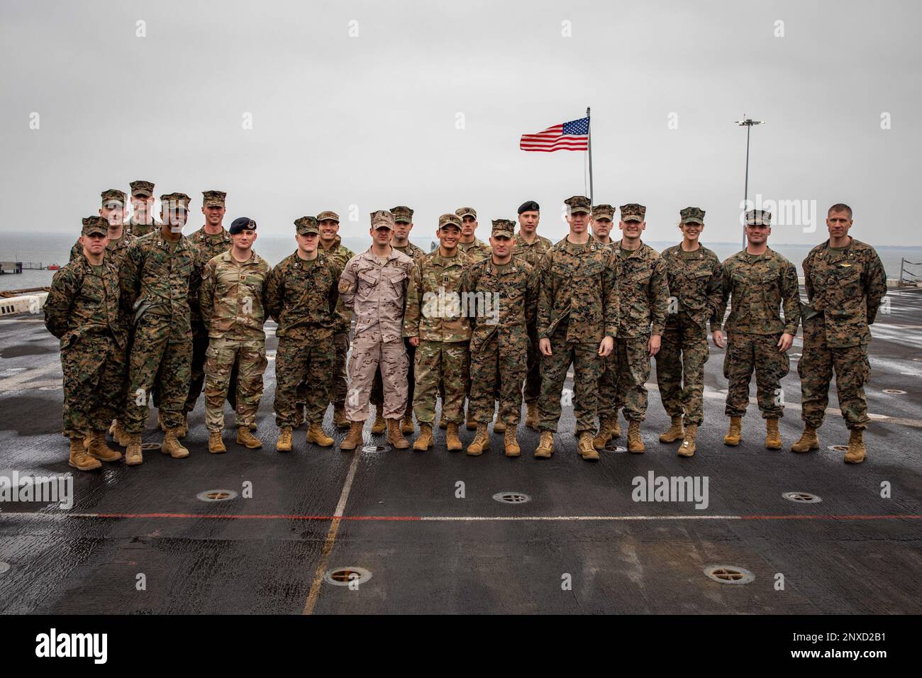 Military officers attending Expeditionary Warfare School in Quantico ...