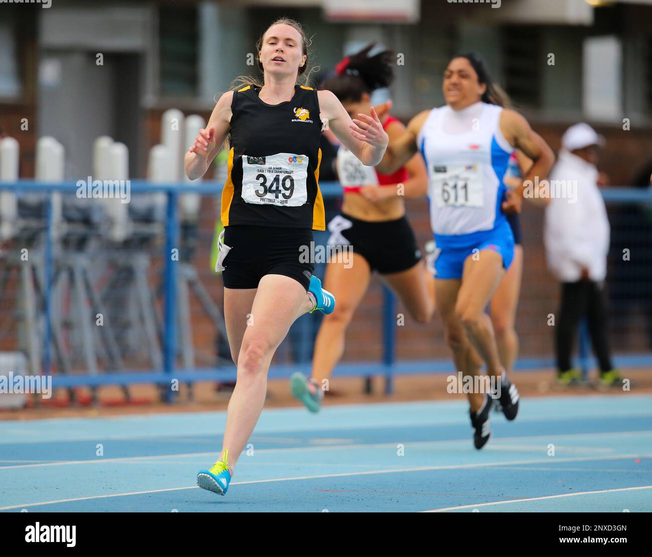 PRETORIA, SOUTH AFRICA - March 17: Justine Palframan wins the women's 200m final during day 3 of ...