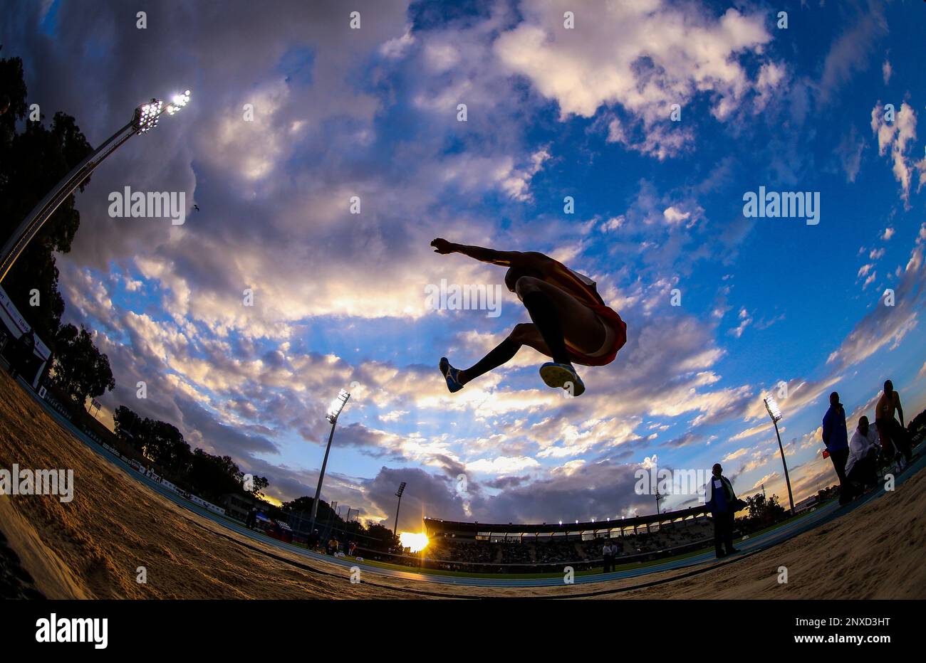 PRETORIA, SOUTH AFRICA - March 17: Zarck Visser in the mens long jump ...