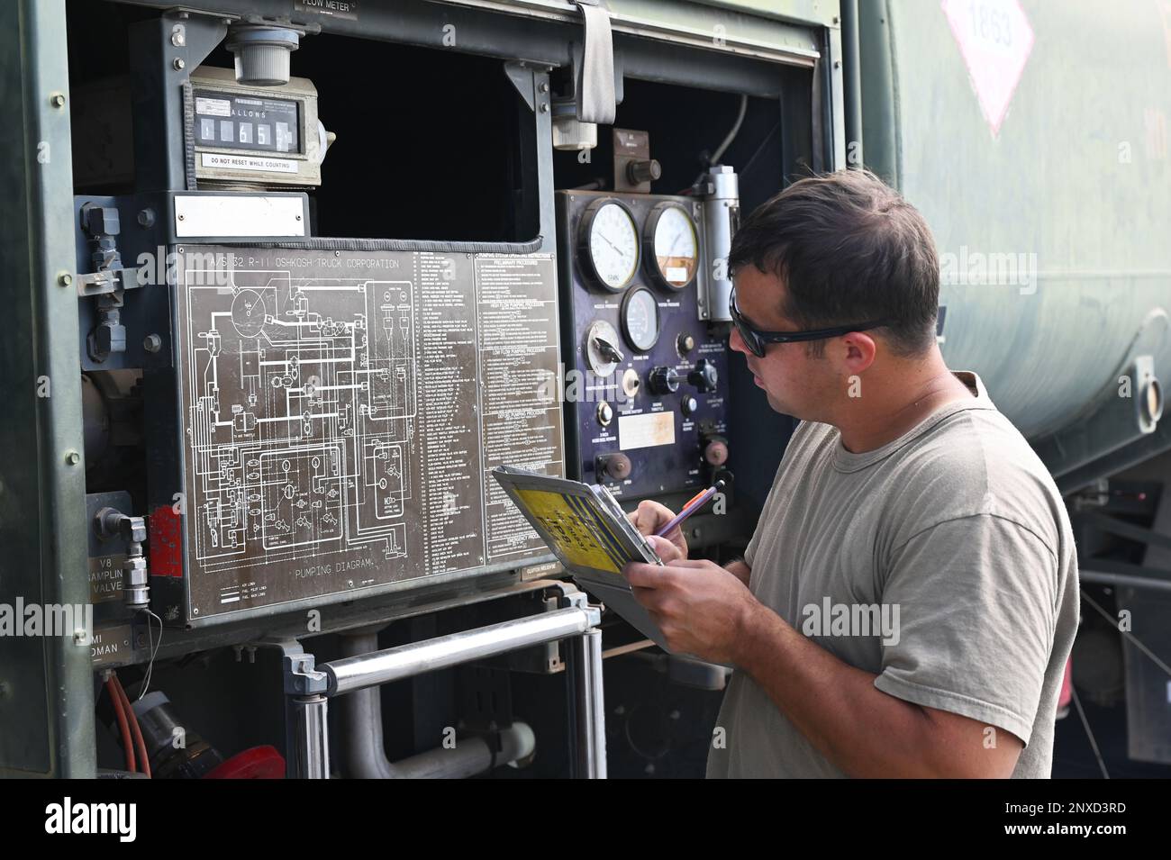 U.S. Air Force Tech. Sgt. Kyle King, operations sections lead with the ...