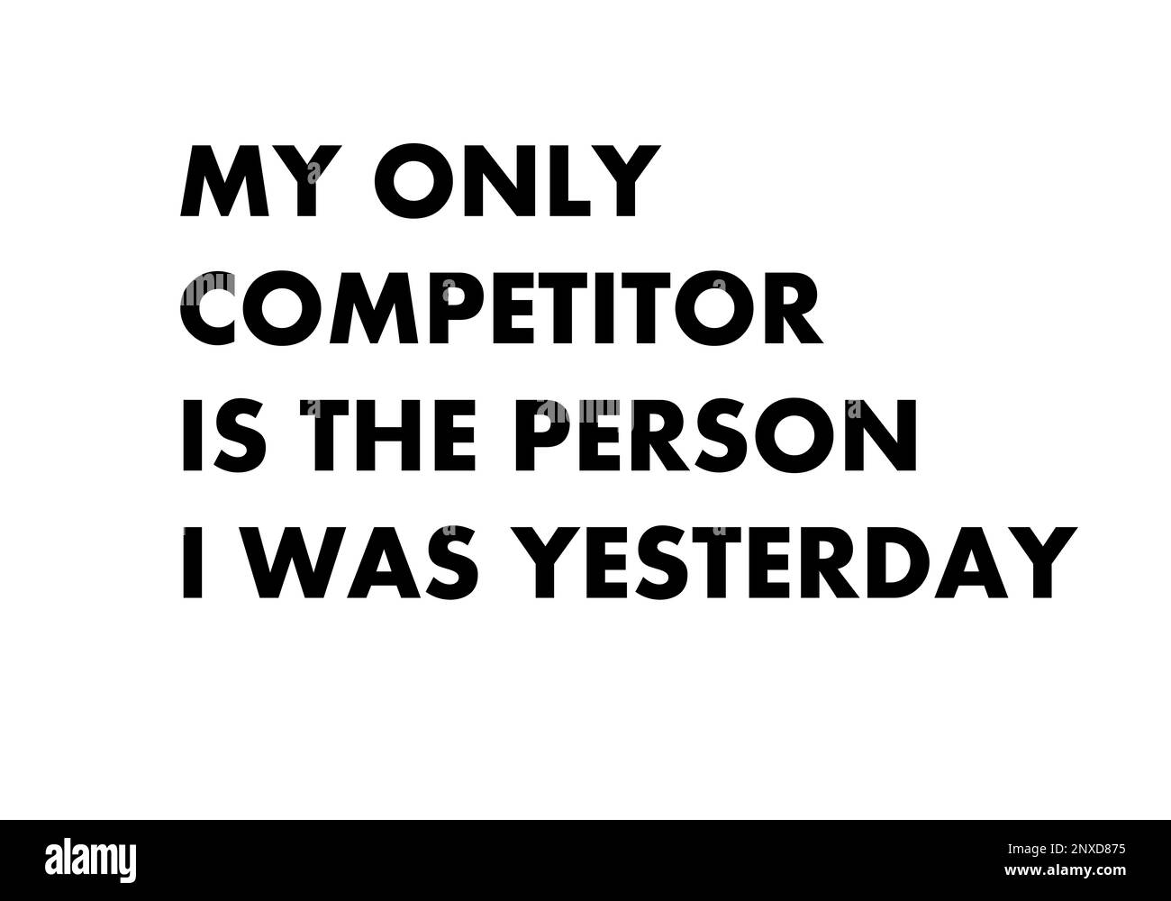 Yesterday text Cut Out Stock Images & Pictures - Alamy